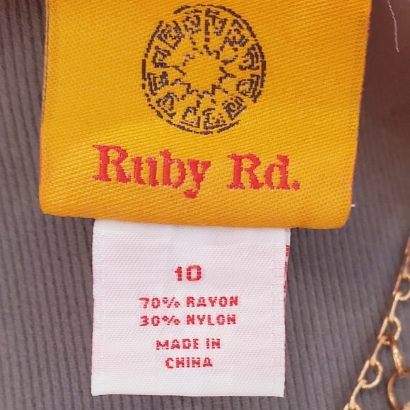 Ruby Rd. | Tops | Ruby Rd Tribal Burnout Design Shirt | Poshmark